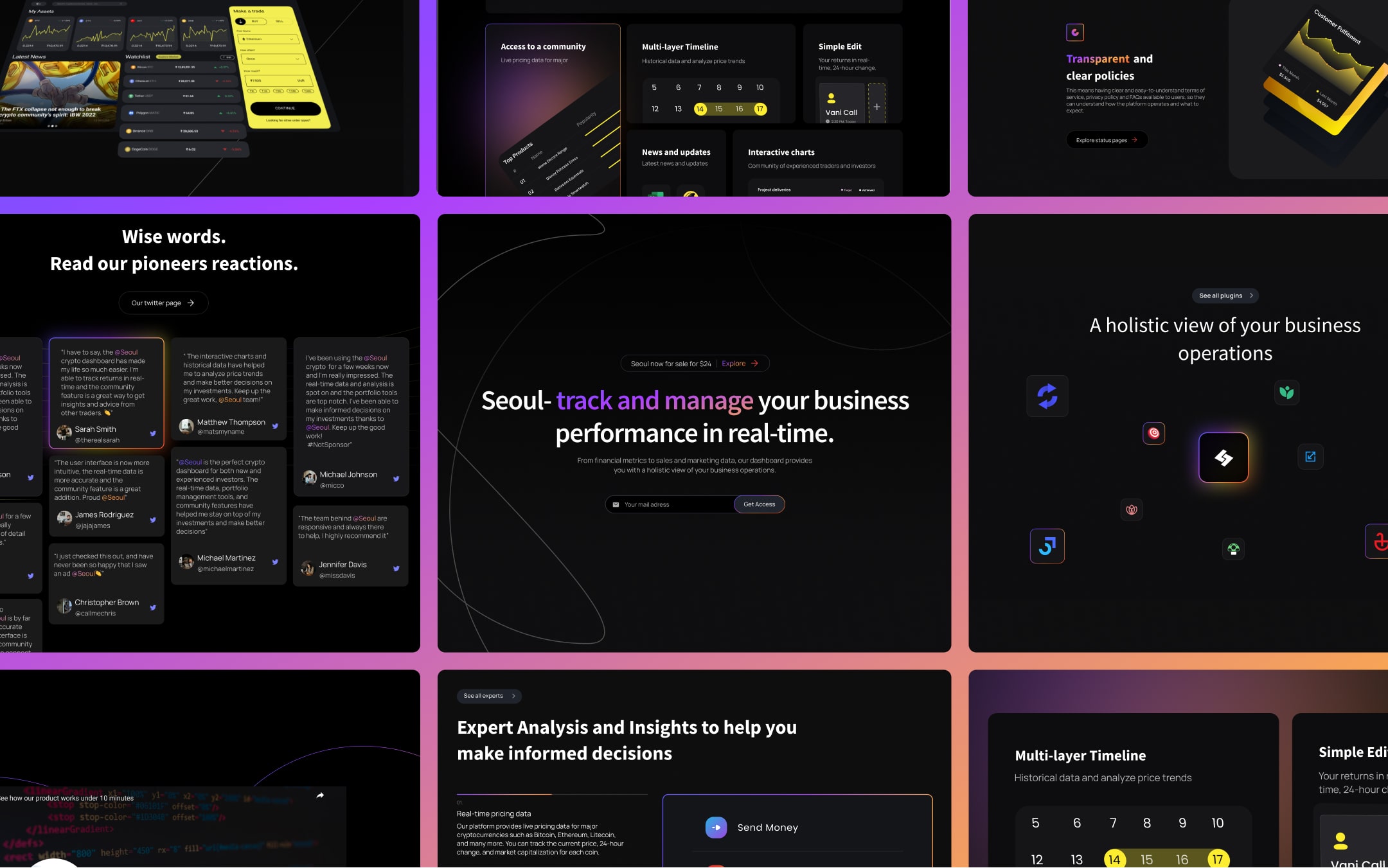 Seoul - SaaS Webflow Template | Wedoflow